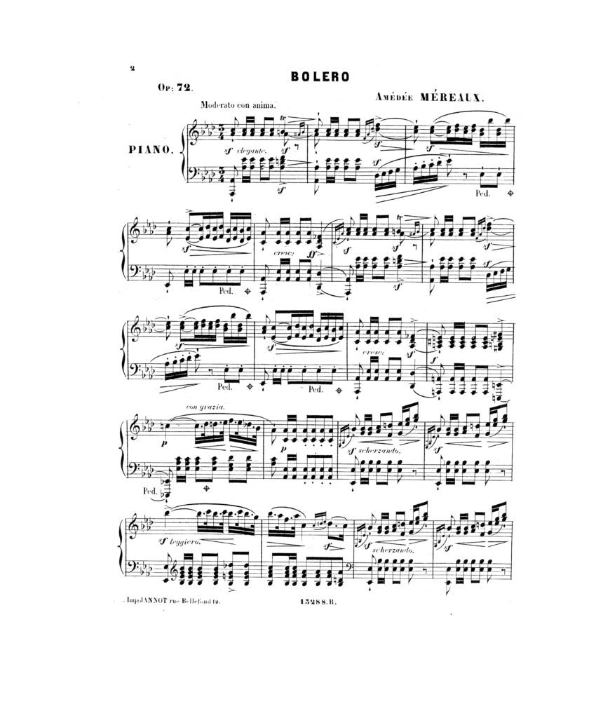 Méreaux, Amédée - Pianorarescores