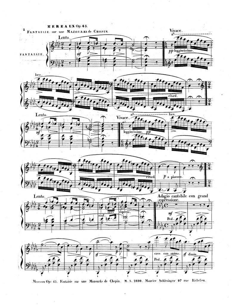 Méreaux, Amédée - Pianorarescores