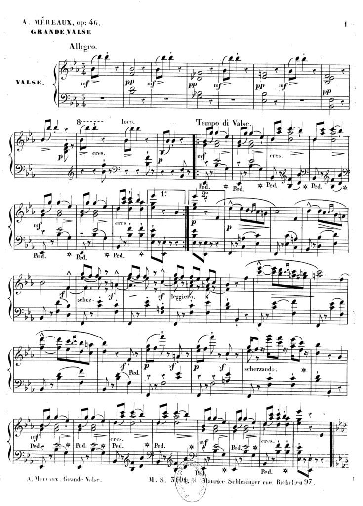 Méreaux, Amédée - Pianorarescores