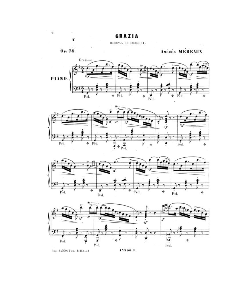 Méreaux, Amédée - Pianorarescores