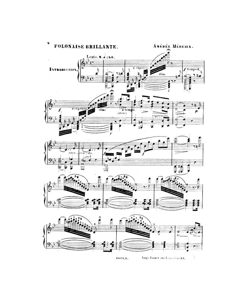 Méreaux, Amédée - Pianorarescores