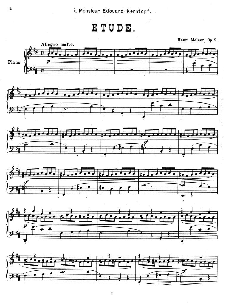 Melcer-Szczawiński, Henryk - Pianorarescores