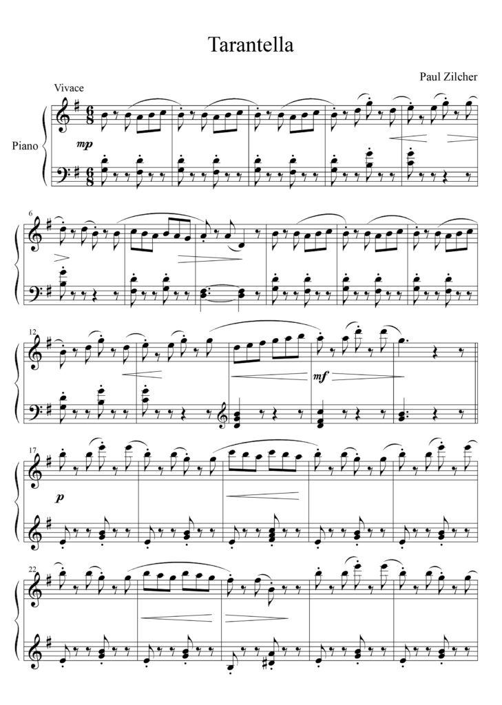 Zilcher, Paul - Pianorarescores