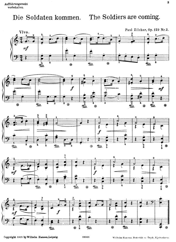 Zilcher, Paul - Pianorarescores